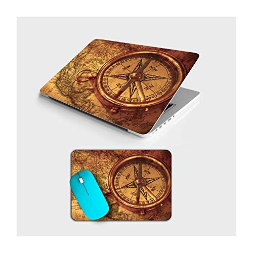 PAPER PLANE DESIGN Laptop Skin Cover and Mouse Pad Combo for Laptops ...