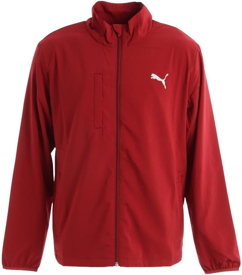 Amazon.co.jp: プーマ（PUMA） 裏メッシュウーブンジャケット 523059 22 RED （レッド/L/Men's） : ファッション