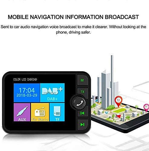 TKMARS Car DAB Radio Receiver Color Screen DAB Digital Radio Adapter ...