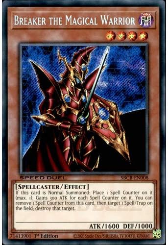 SBCB-EN008 1st Ed Breaker the Magical Warrior Secret Rare Card Speed ...