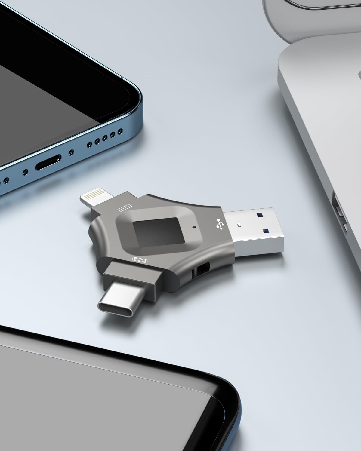 Amazon.com: Lexar 128GB JumpDrive Fingerprint F35 PRO USB 3.2 Gen 1 ...