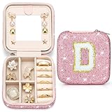 ・ブランド:Soleebee・製造元:Yiwu shuoling E-Commerce Co.,Ltd・モデル:DB-ZM-11・製造元/メーカー部品番号:DB-ZM-11・キラキラ:キラキラ光るクリスタルトラベルジュエリーケースはとてもか...