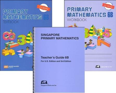 Primary Mathematics 6B SET - Textbook, Workbook and Teacher (U.S ...