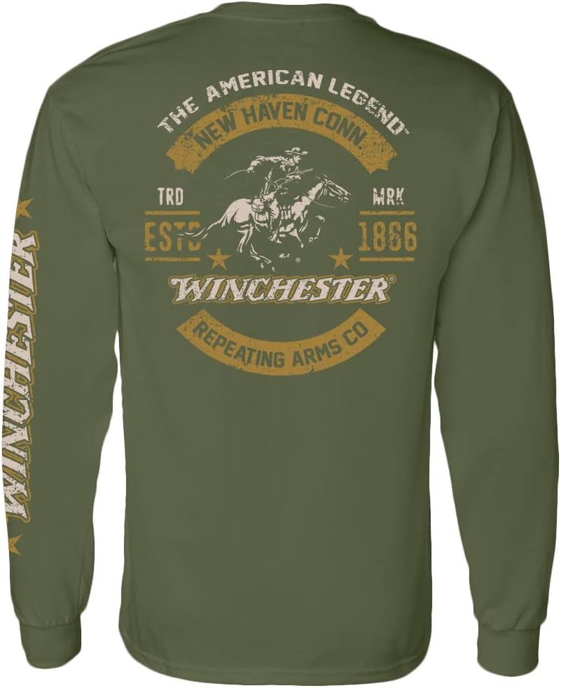Winchester Official The American Rider Rider Printed Long Sleeve Cotton ...