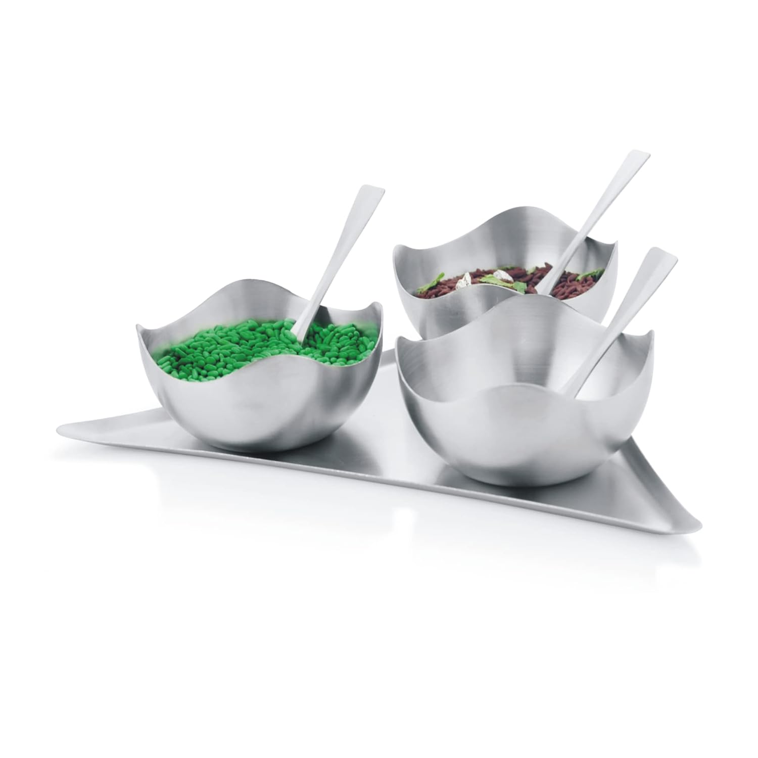 Buy Steelcraft Premium Stainless Steel Euro Bowl 9 Pcs Set with Tray ...