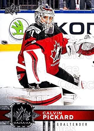 Amazon.com: (CI) Calvin Pickard Hockey Card 2017-18 Upper Deck Team ...