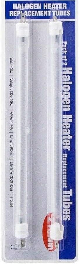 Housetronics Wish Click Done Pack of 2 Halogen Heater Replacement Tubes ...
