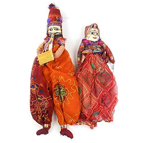 Buy HeeMo Wood Traditional Handcrafted Rajasthani Face String, Standard ...
