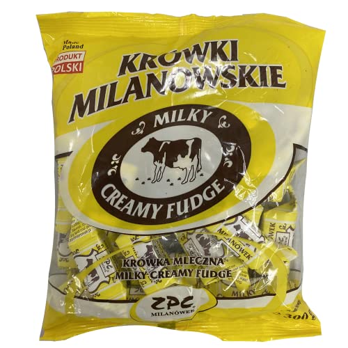 Amazon.com : 3 set- Krowki Milanowskie Milky Cream Fudge 300g (Pack of ...