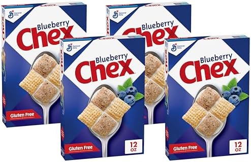 Amazon.com: General Mills Blueberry Chex Cereal, Gluten Free Breakfast ...