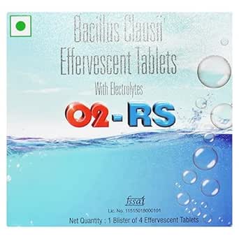 O2-Rs Effervescent - Strip of 4 Tablets : Amazon.in: Health & Personal Care