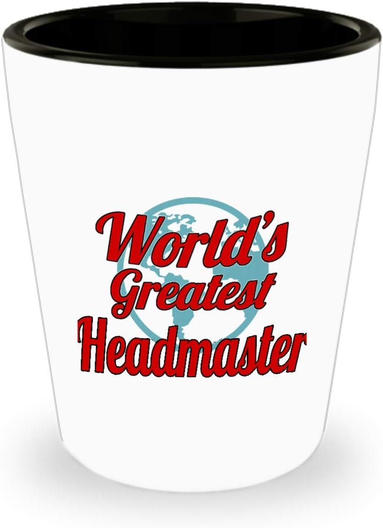 Amazon.com | Amorfos Best Headmaster Shot Glass - Funny Headmaster ...