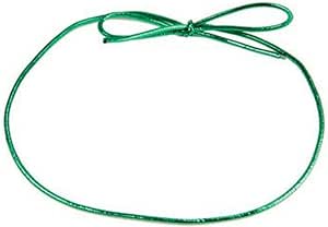Amazon.com: 16 Inch Green Metallic Stretch Loops (50) : Office Products