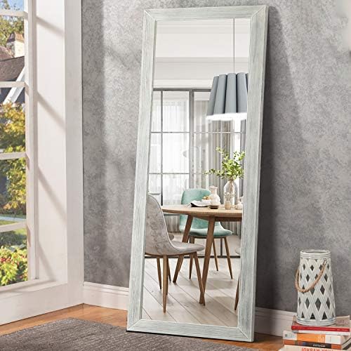 Amazon.com: MAYEERTY Rustic Full Length Mirror, 65"x22" Farmhouse Floor ...