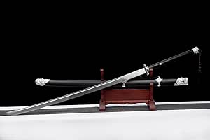Amazon.com : LoongSWORD Chinese Swords-Long Handled Qing dao Sword-Hand ...