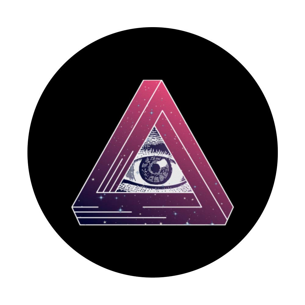 Illuminati Masonic Symbols All Seeing Eye In Triangle Pyramid Vector