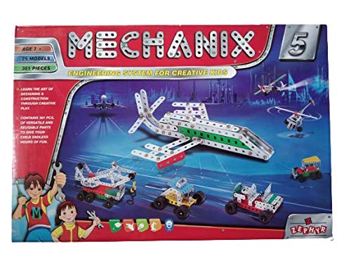 Buy Ambes Mechanix - 5 Metal Construction Set for Kids, This Set Helps ...