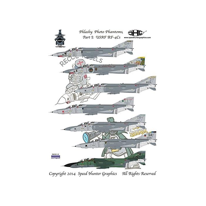 Buy Speed Hunter Graphics RAPSH48004 1:48 RF-4C Phantom II 'Phlashy ...