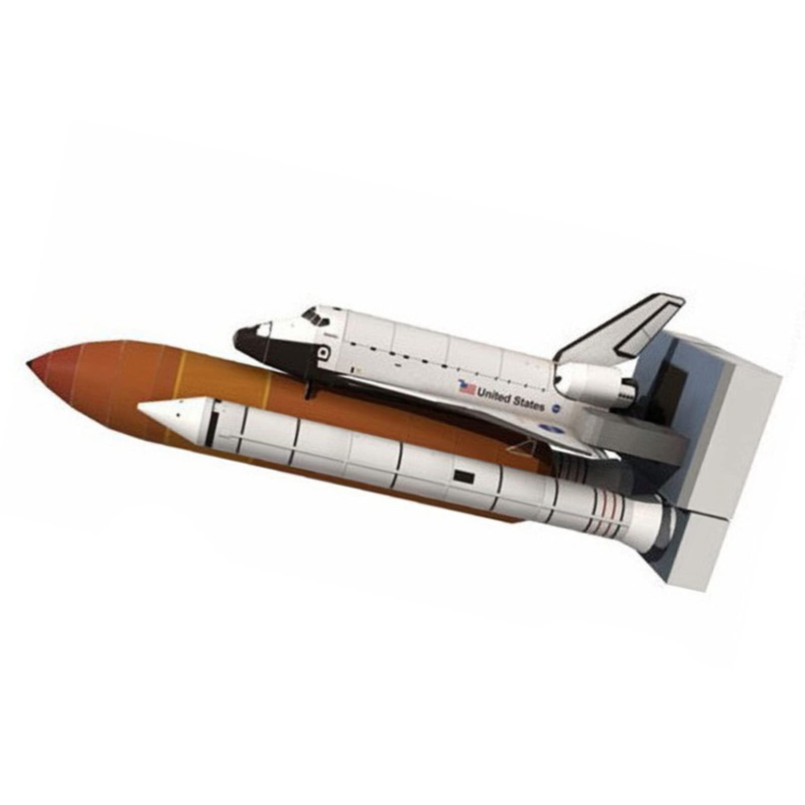 NATEFEMIN Space Shuttle Atlantis Model 1: 150, DIY Paper Model Rocket ...