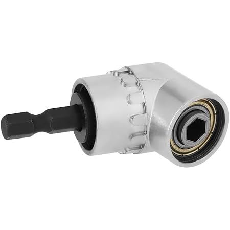 1/4in 105 Degree Angle Screwdriver Extension Socket Adapter Hex Shank ...