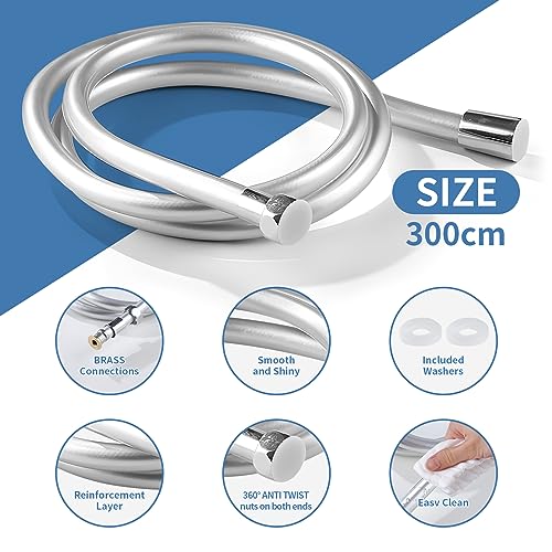 Shower Hose, Corrosion Protection and Twist-Proof with Anti-Kink ...
