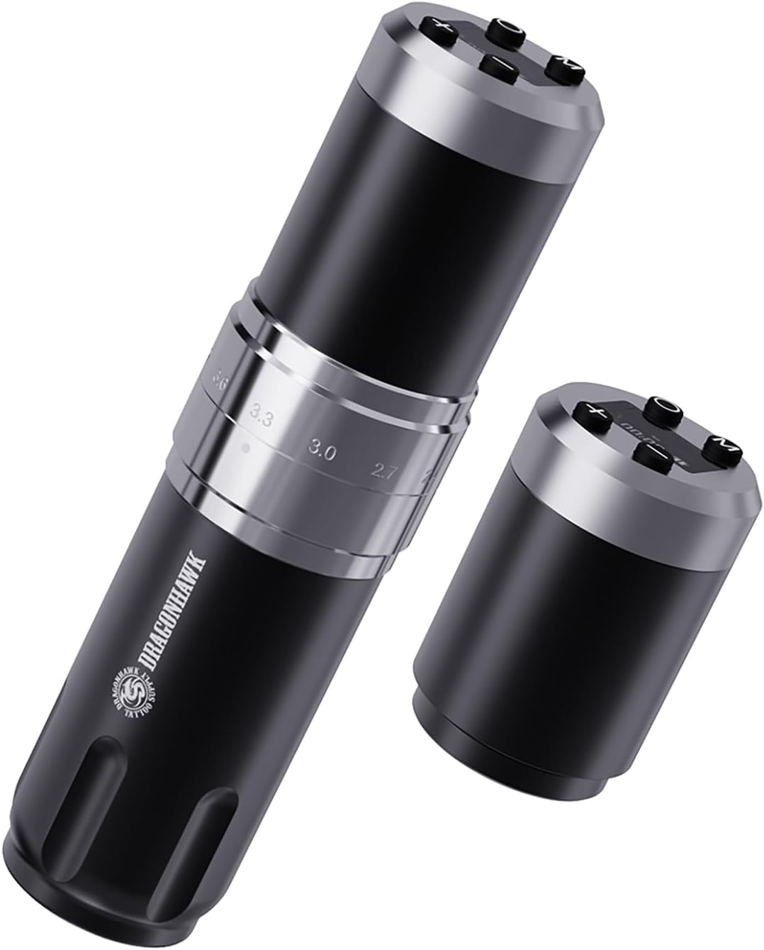 Dragonhawk Wireless Rotary Tattoo Pen Machine Tattoo Motor Gun with 2 ...