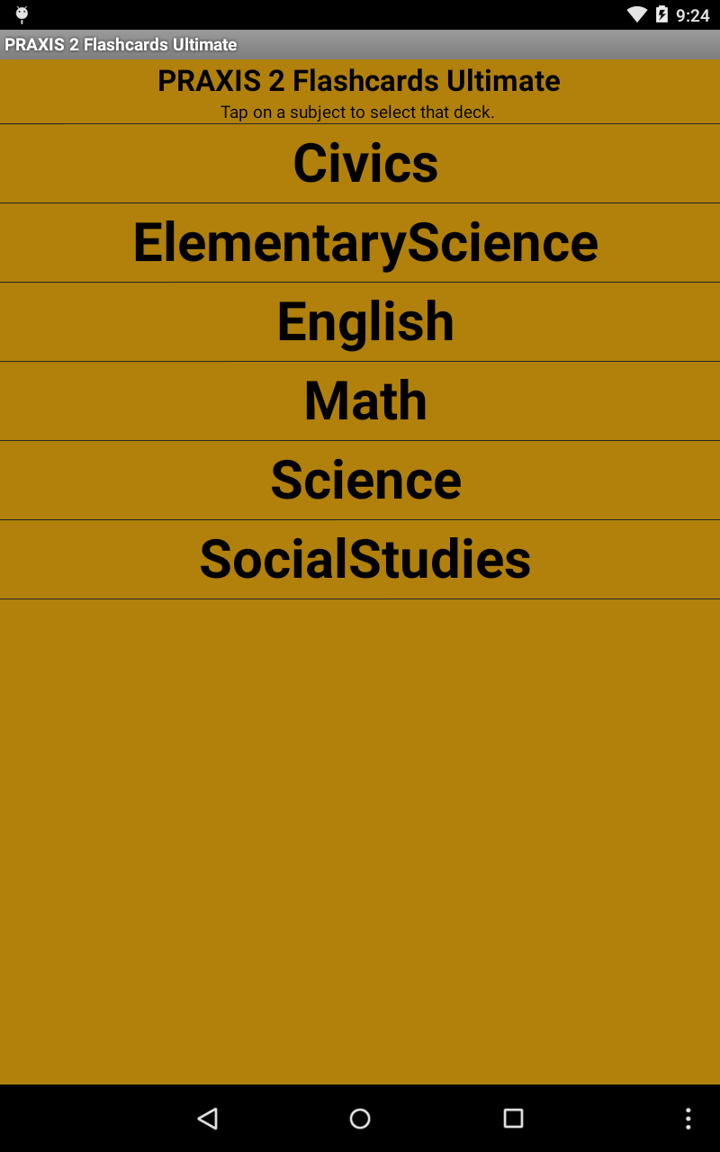 PRAXIS 2 Flashcards Ultimate - App on Amazon Appstore