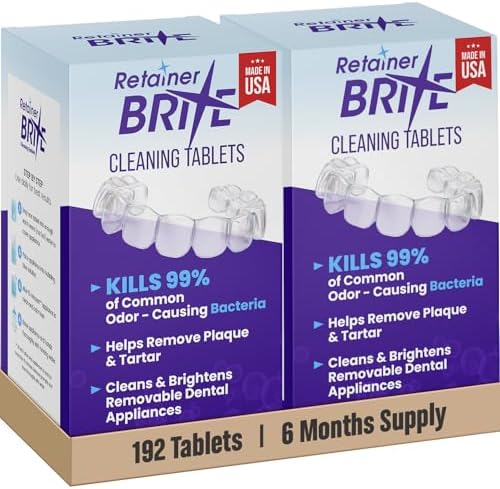 Amazon.com : Retainer Brite - Retainer Cleaner Tablets for Invisalign ...