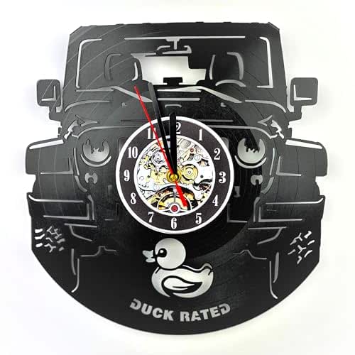 Amazon.com: Vinyl Record Clock - Unique Garage Clocks for Men - Stylish ...