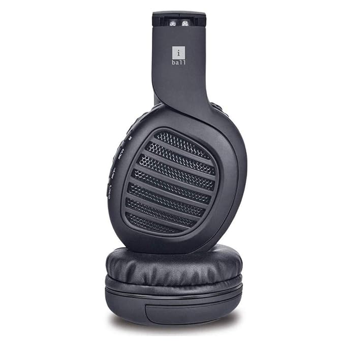 iBall Decibel Bluetooth 5.0 Wireless Over Ear Foldable Headphone with ...