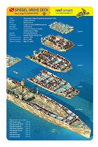 Spiegel Grove Deck Plan Waterproof Dive Card: Reef Smart: 9781988818306 ...