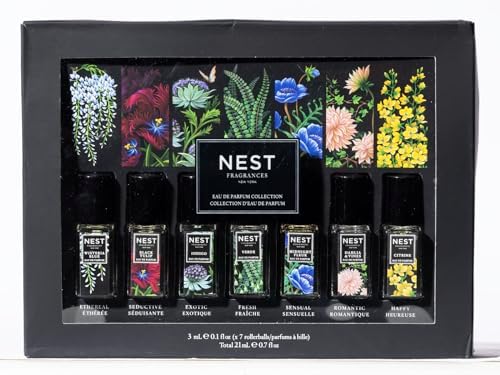 Amazon.com : NEST Fragrances 7 Piece Eau De Parfum Coffret Rollerball ...