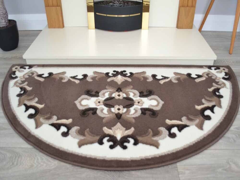Half Circle Rug Semi Circle Rugs Round Moon Hearth Pattern Fireside ...