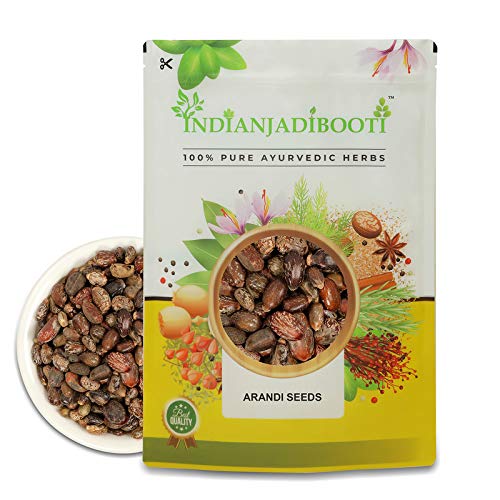 IndianJadiBooti Red Castor Seeds Arandi Beej, 900 Grams Pack : Amazon ...
