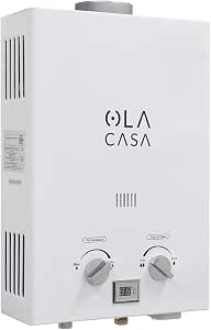 Calentador de Agua Instantaneo para 1 Regadera GAS LP, Perillas ...