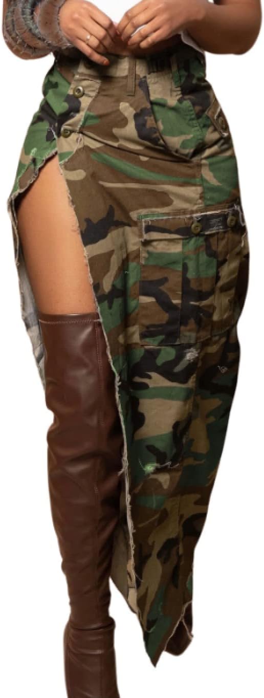 Amazon.com: TIVUZVO Camo Skirts for Women High Waisted Short Mini Skirt ...