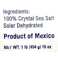 Amazon.com : Baja Gold Sea Salt Natural 1 Pound Highest Mineralized ...