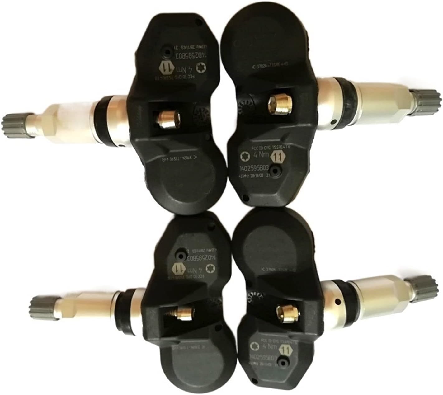 Amazon.co.jp: タイヤ空気圧センサー 4 個 TPMS タイヤ空気圧監視センサー 4D0907275A 315Mhz ...
