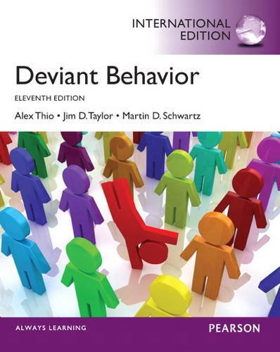 Deviant Behavior by Alex D. Thio Alex Thio (2012-08-01): unknown author ...