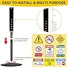Amazon.com : INNOVSIGN Heavy Duty Cast Iron Sign Post, 12" Round Base ...