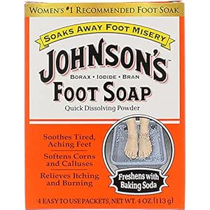 Amazon.com: Johnson Foot Soap Size 4z Johnson'S Foot Soap, Soothes ...