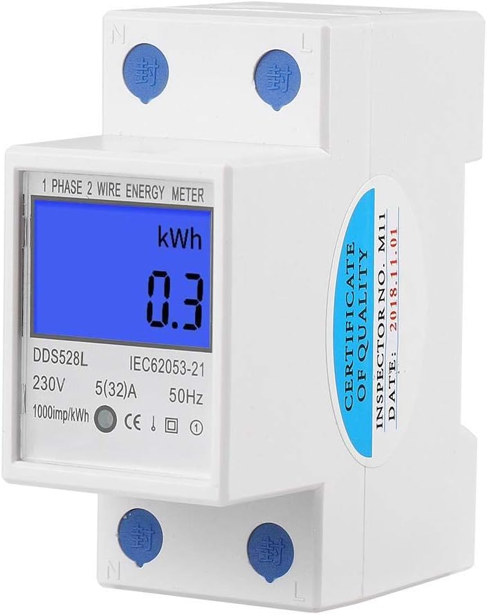 Digital LCD Single Phase Energy Meter 230V 50Hz Digital LCD Single ...