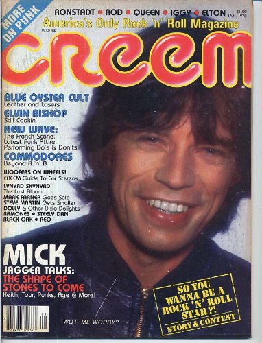 Creem Magazine January 1978 C (Creem Magazine): Susan Whitall ...