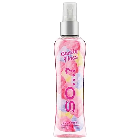 So..? Candy Floss Body Mist Fragrance Spray 100ml | Sweet fragrance ...
