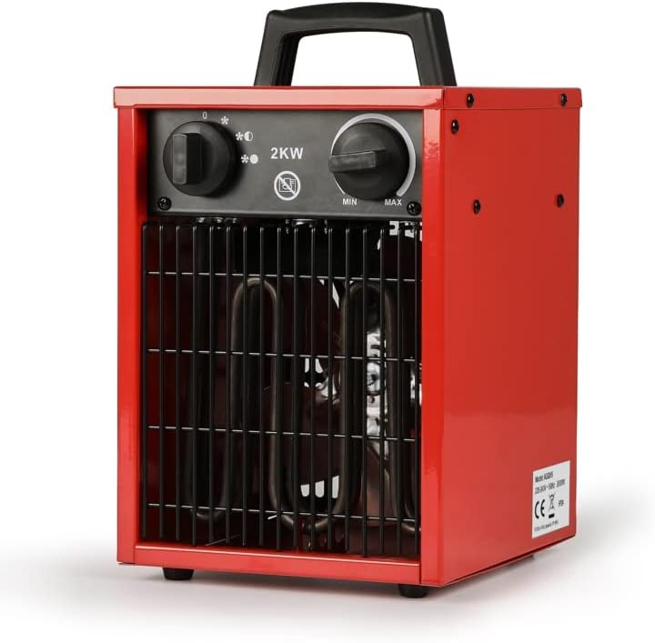 Large 2kw Electric Greenhouse Heater - Garden Anti Frost Plant Warmer ...