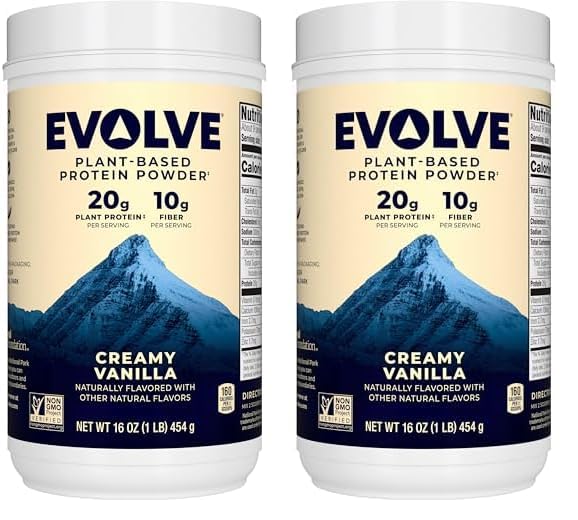 Amazon.com: Evolve Protein Powder, Ideal Vanilla, 20g Protein, 1 Pound ...