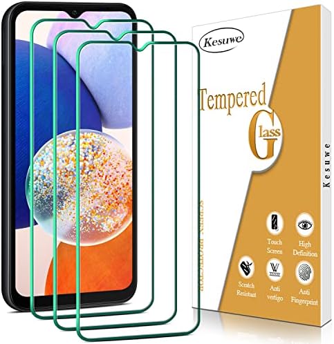Amazon.com: Kesuwe 3 Pack Screen Protector for Samsung Galaxy A14 5G ...