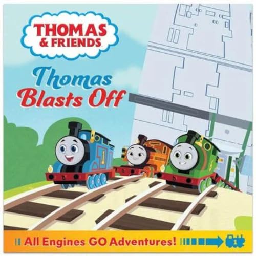 Thomas & Friends: THOMAS BLASTS OFF - Thomas the Tank Engine Story Book ...
