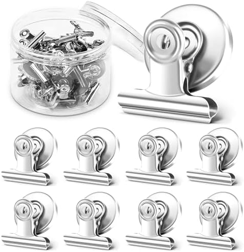 Strong Magnetic Clips - Heavy Duty Refrigerator Magnet Clips - 31mm ...