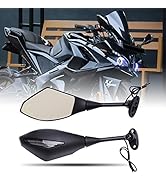 Amazon.com: DREAMIZER Motorcycle Rear View Mirror - 7/8" 10MM Handlebar ...